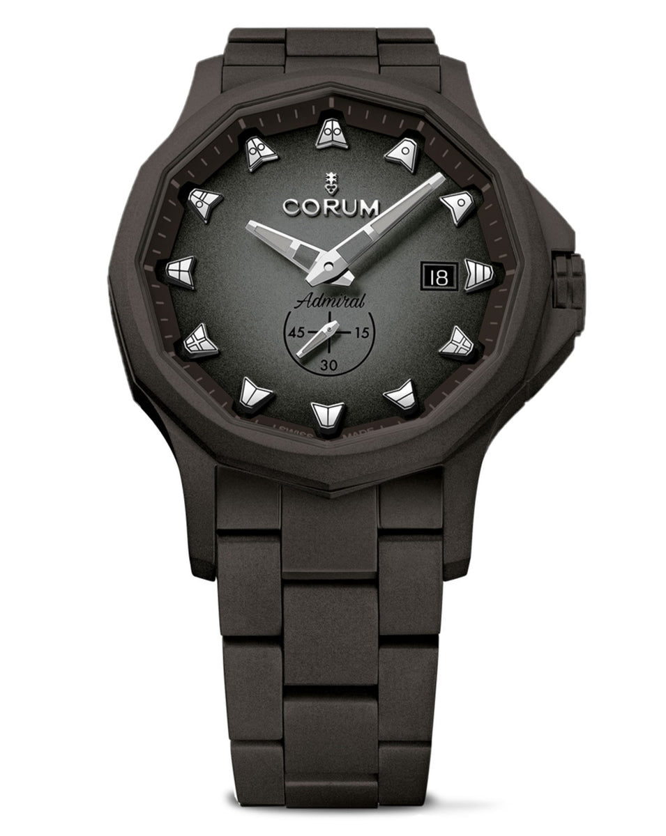 Corum Admiral Automatic, 42mm Steel, Grey, Steel Bracelet
